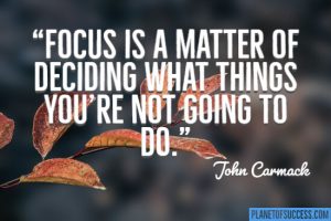 The 30 Most Inspiring Focus Quotes - Planet of Success